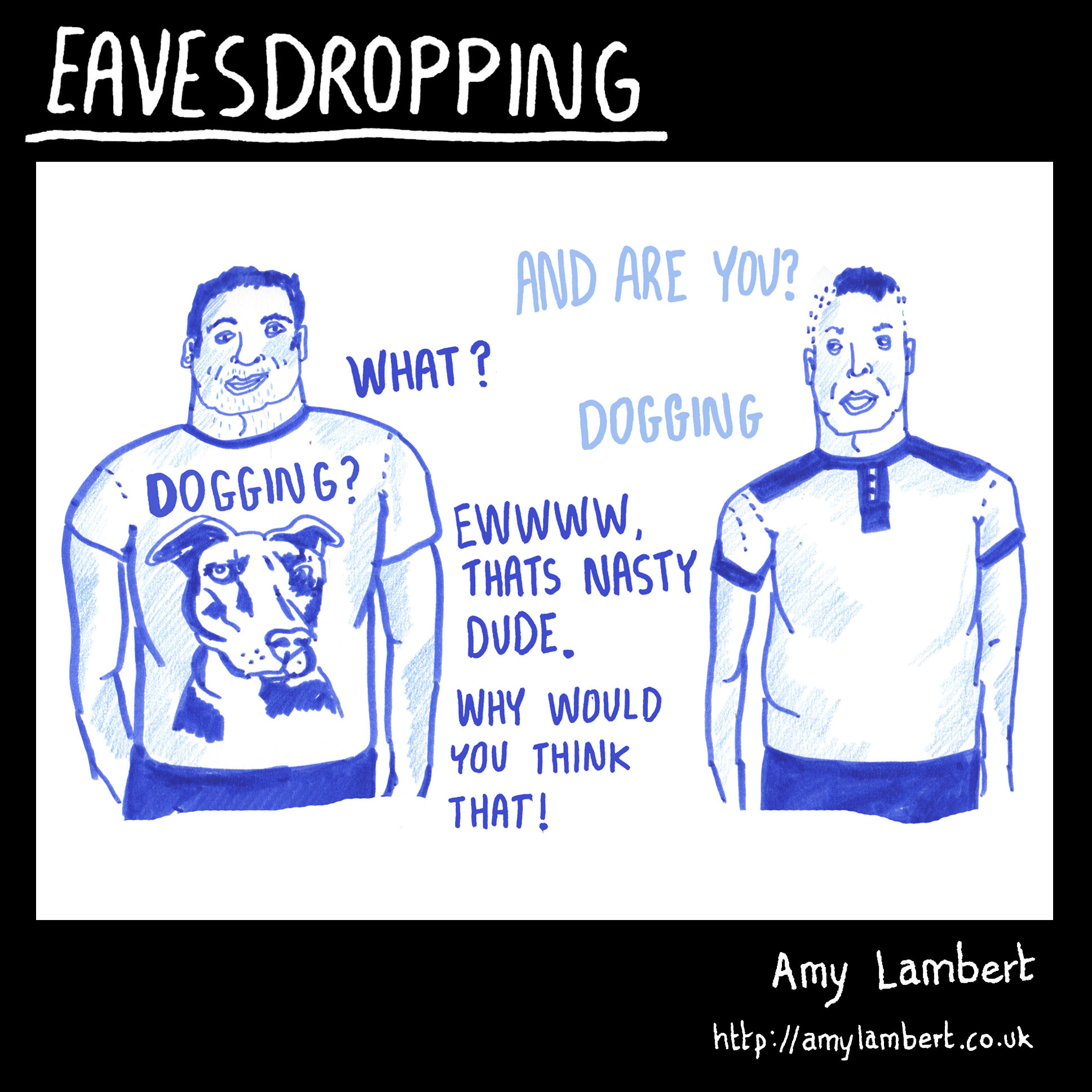 Eavesdropping Comics - Amy Lambert Illustration