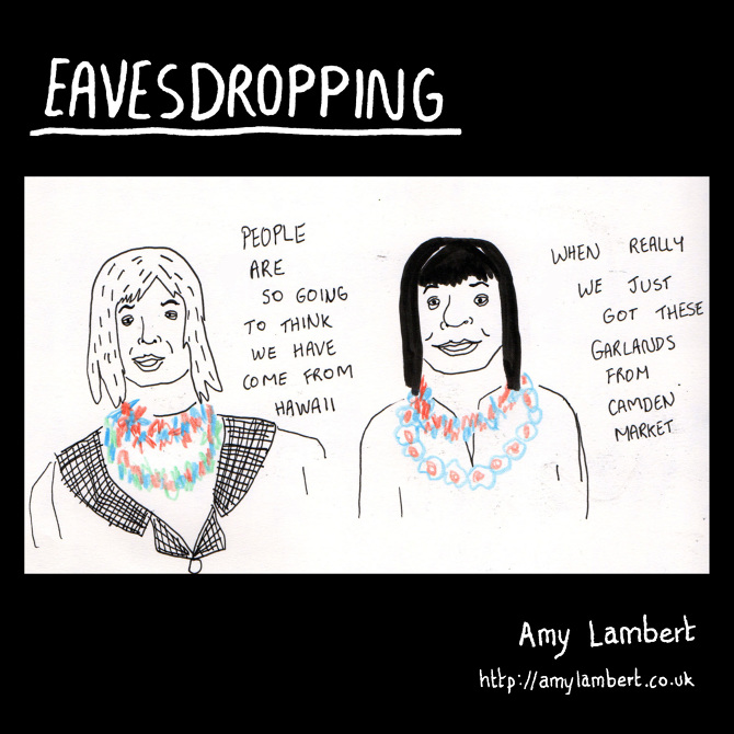 Eavesdropping Comics - Amy Lambert Illustration