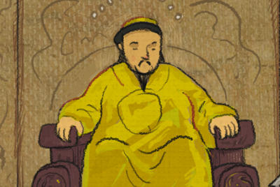 Kublai Khan & Marco Polo - Chris Hsu Illustration