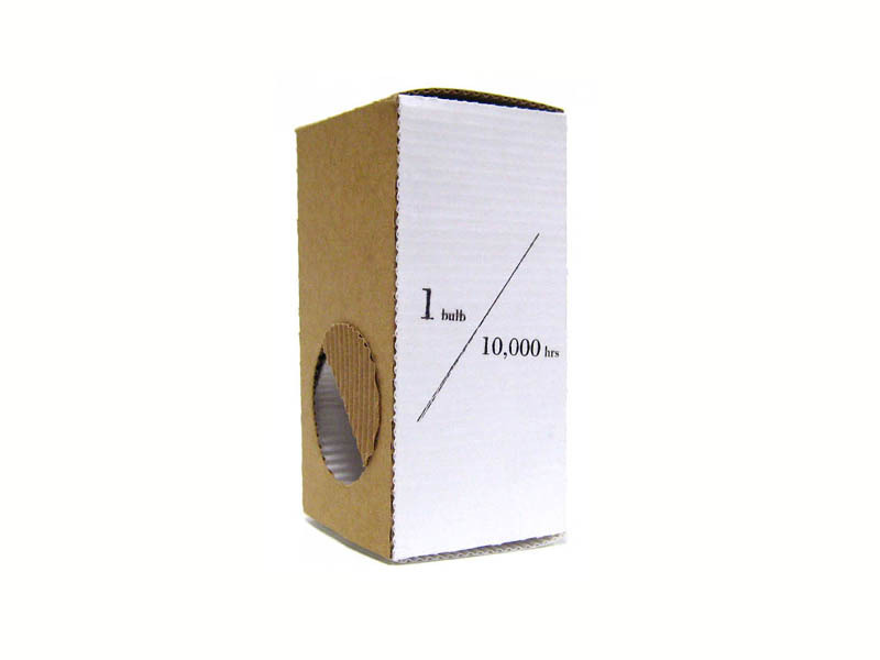 Corrugated Cardboard lightbulb packaging - Angel Jo :: Design