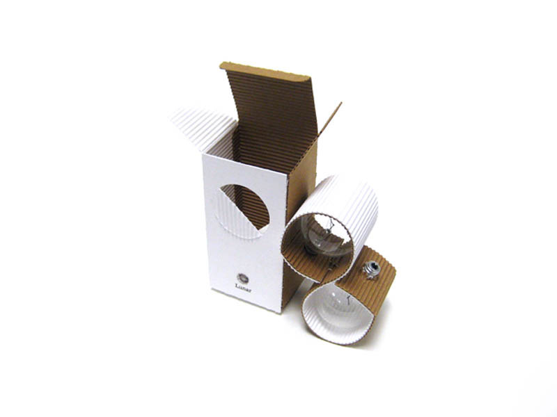 Corrugated Cardboard lightbulb packaging - Angel Jo :: Design