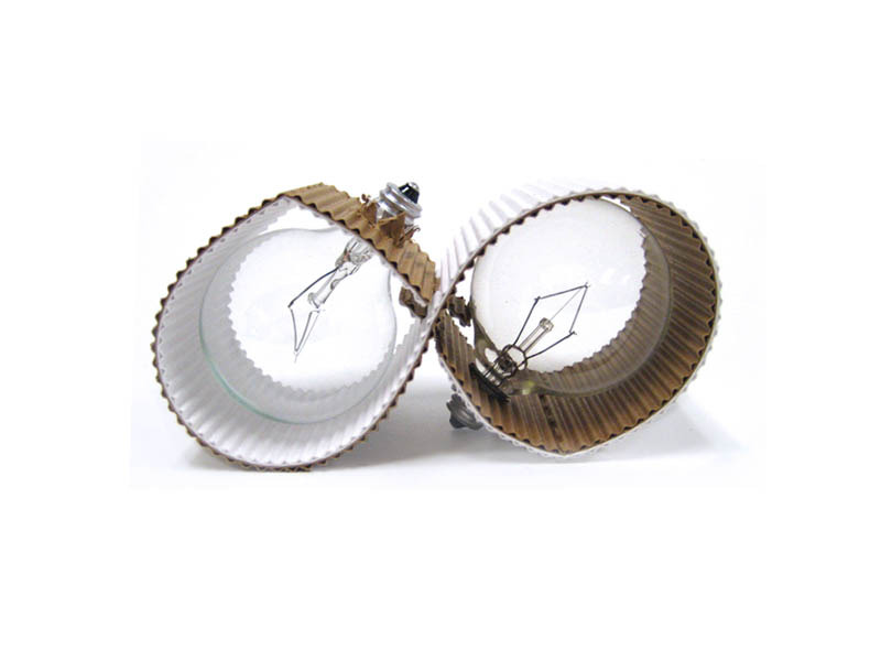Corrugated Cardboard lightbulb packaging - Angel Jo :: Design