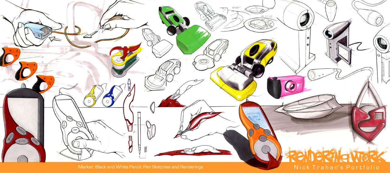 Marker rendering - Nick Trahan Design