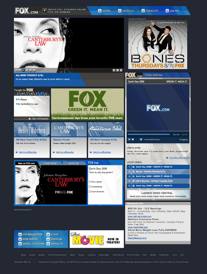 FOX.COM - so i think