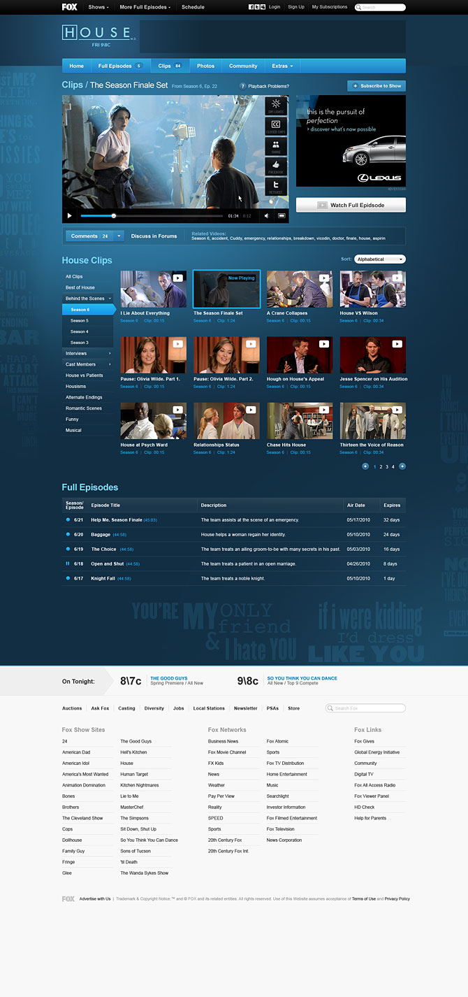 FOX.COM - so i think