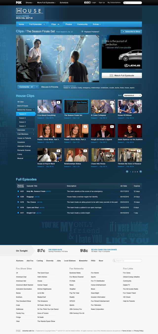 FOX ON DEMAND - so i think