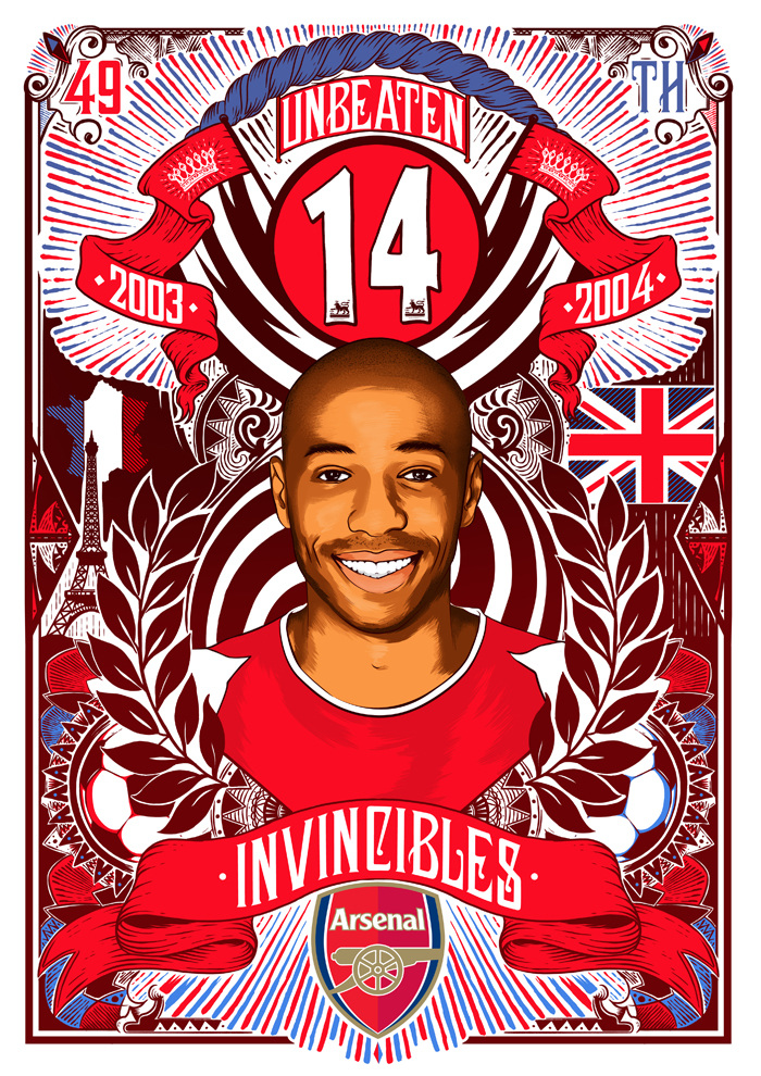 Thierry Henry - Invincibles - Kingsley Nebechi Creative Director ...