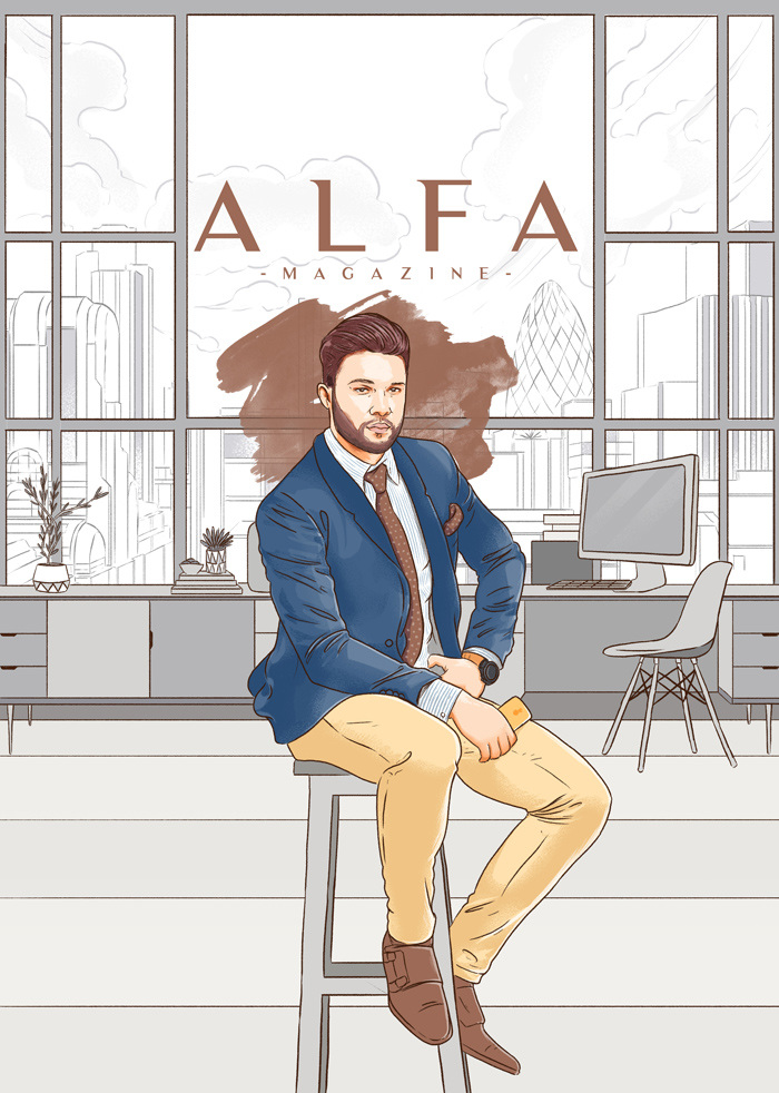 ALFA MAGAZINE - Kingsley Nebechi Creative Director / Illustrator / Artist