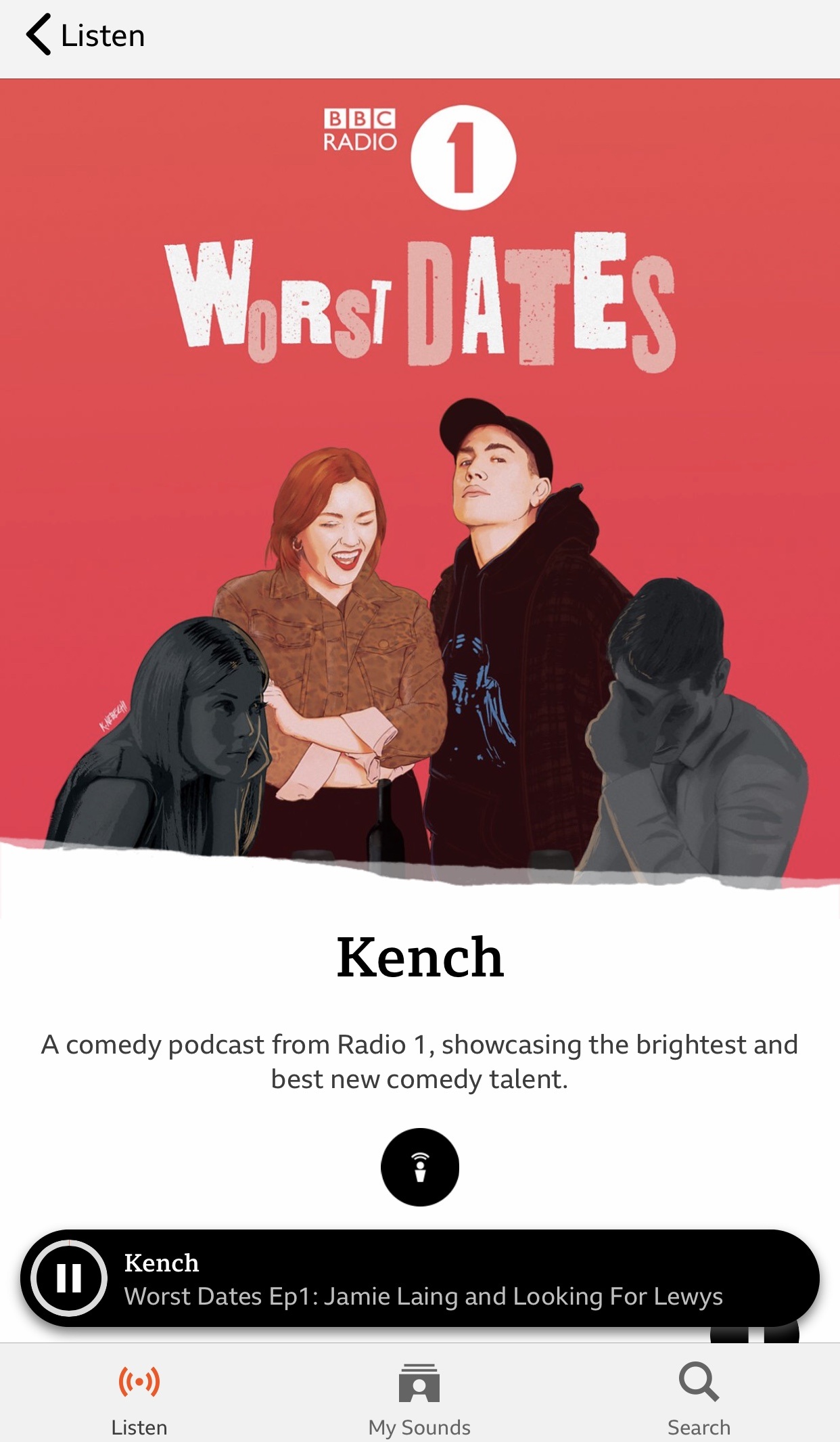 BBC Worst Dates - Kingsley Nebechi Creative Director / Illustrator / Artist