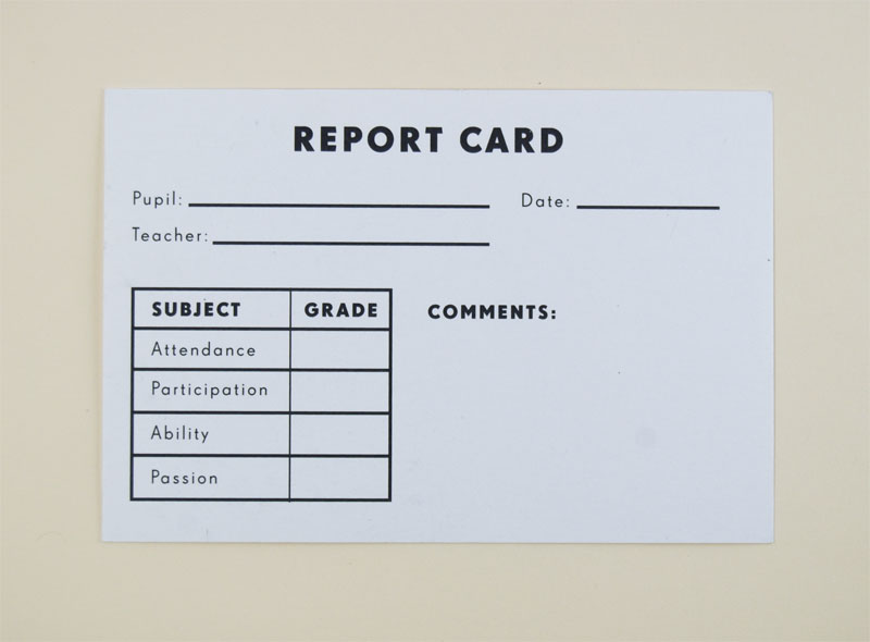 Report Cards - madelinesorenson.com