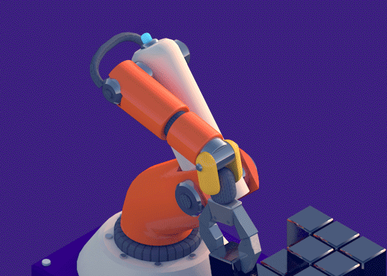 organic - 3d illustration, animation, gifs, and 3d prints from Stuart Wade