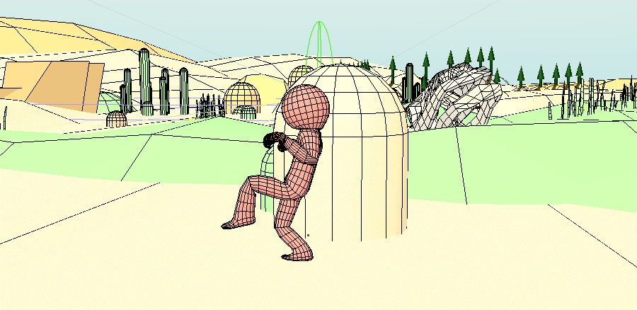 Walking - VR Video Experiment - 3d illustration, animation, gifs, and ...