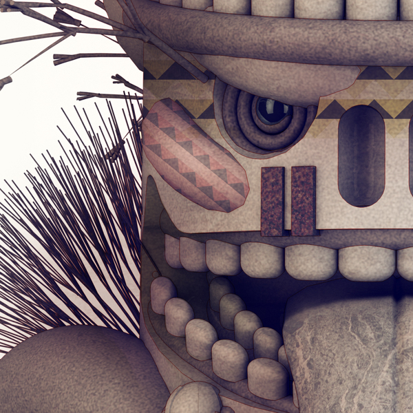 Totem - 3d illustration, animation, gifs, and 3d prints from Stuart Wade