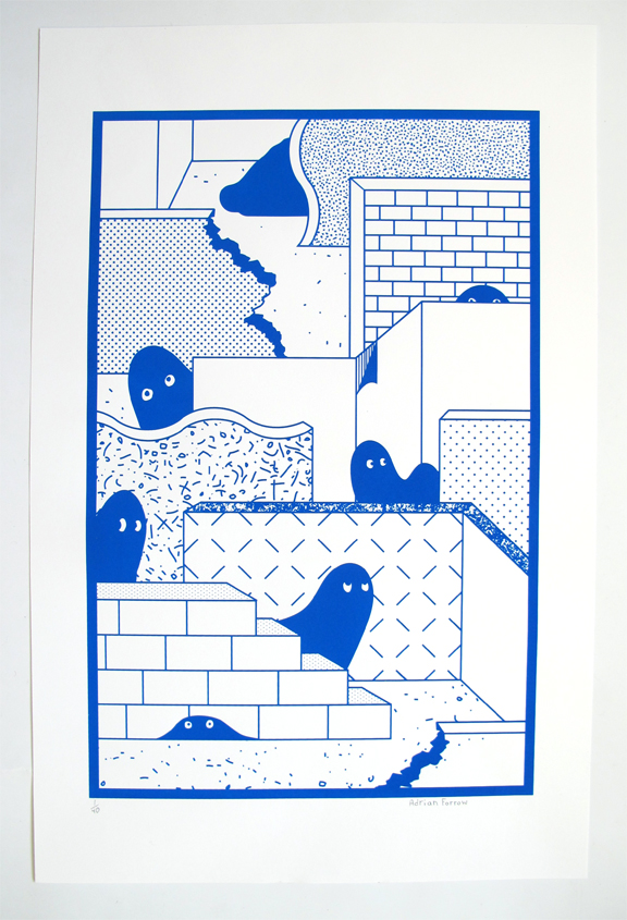 SHY BLOB PRINT - adrian forrow