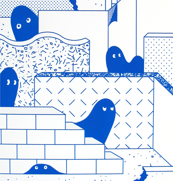 SHY BLOB PRINT - adrian forrow