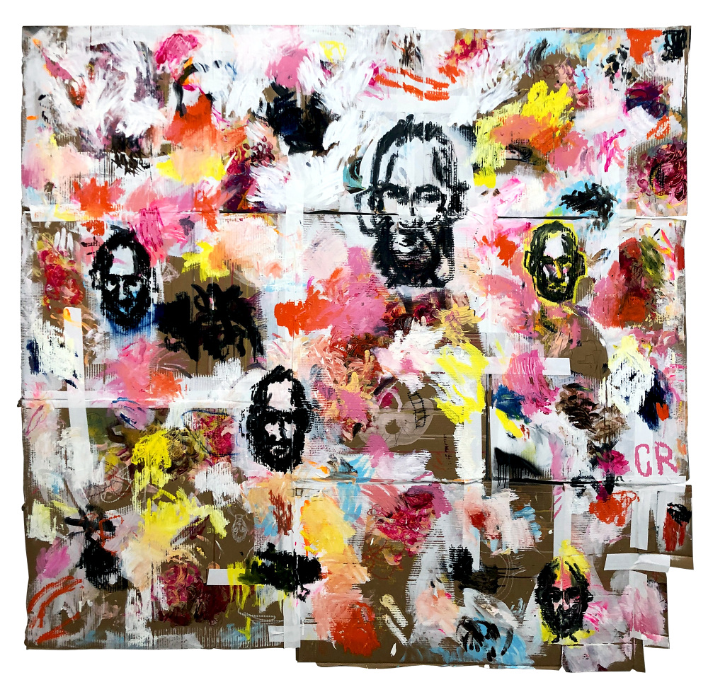 Painting 125 (Passengers) - Chris Robb -Artist