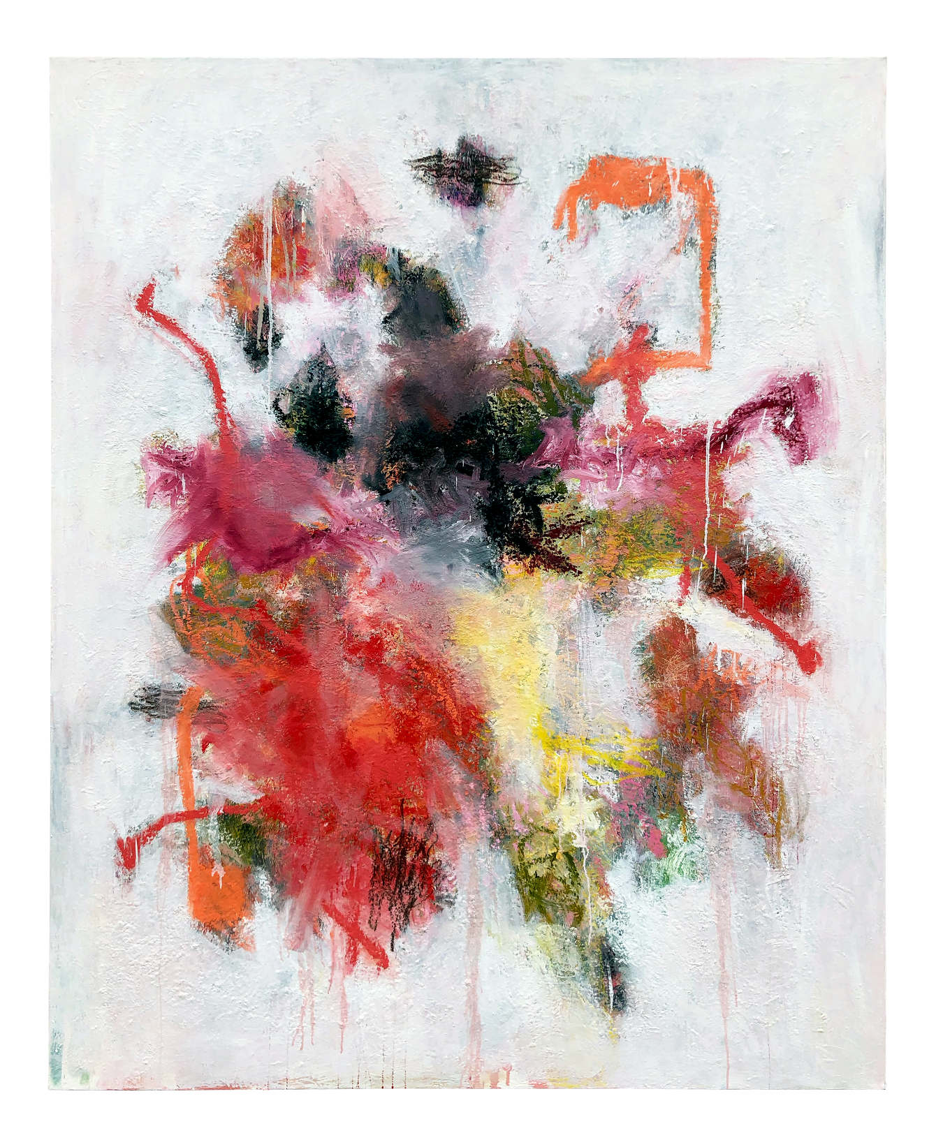 Wall Hangings MAD DOG Art Original Acrylic Painting 9 x 12 inches ...