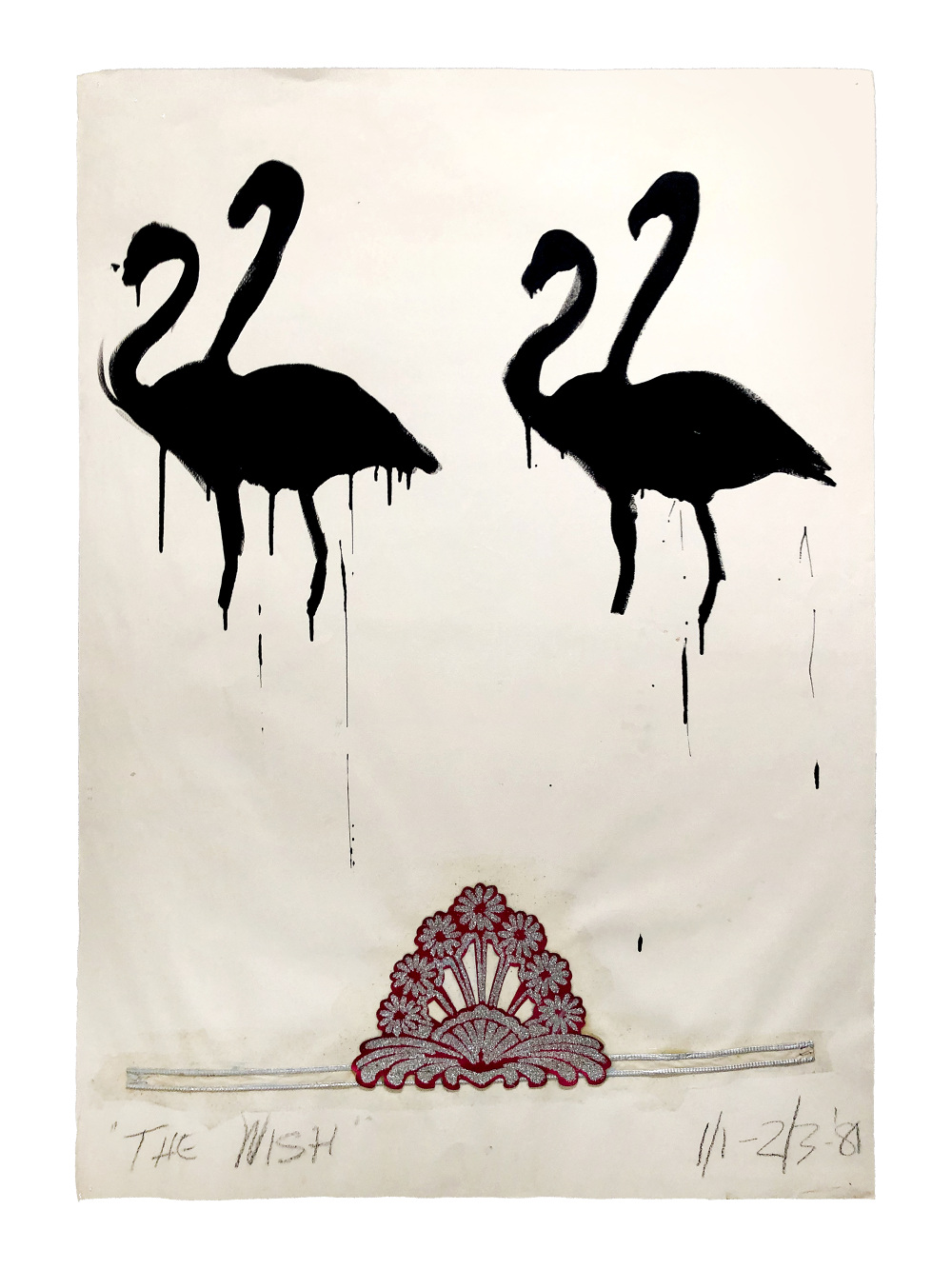 Collage, stencils, patterns and figures - Chris Robb -Artist