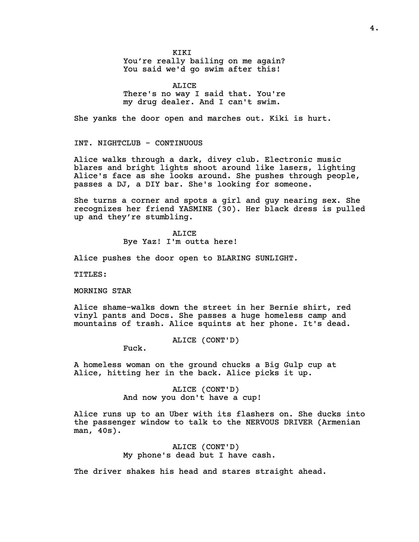 MORNING STAR pilot excerpt - Jennifer Daley