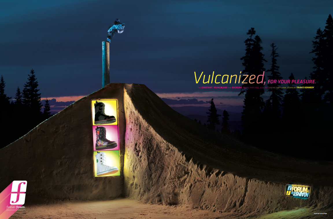 Forum Snowboards // 2009 Ads - MB ⚡ Creative Direction & Design