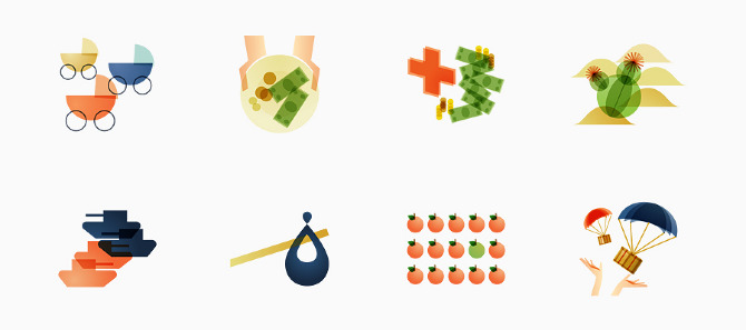 Expo 2015 Themes Visualization - Luca Masud