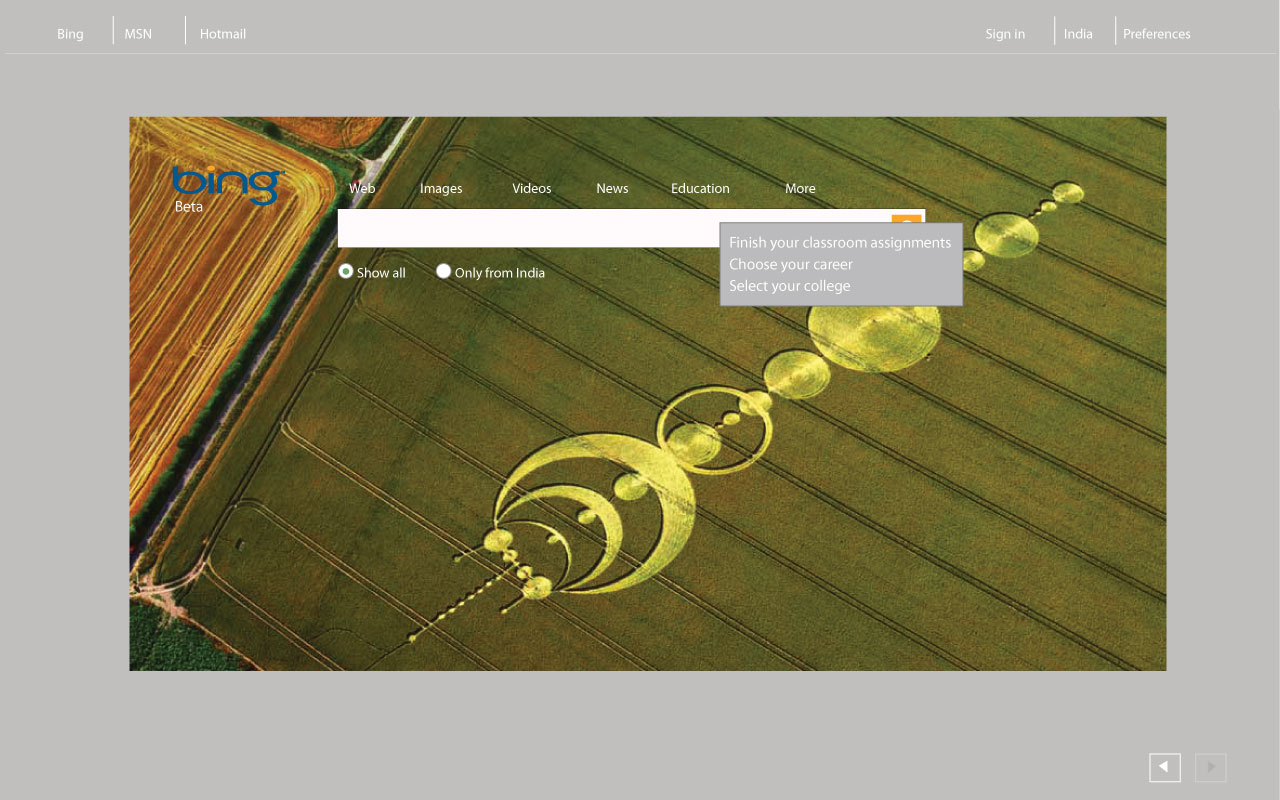 Bing Education - uxdpuja