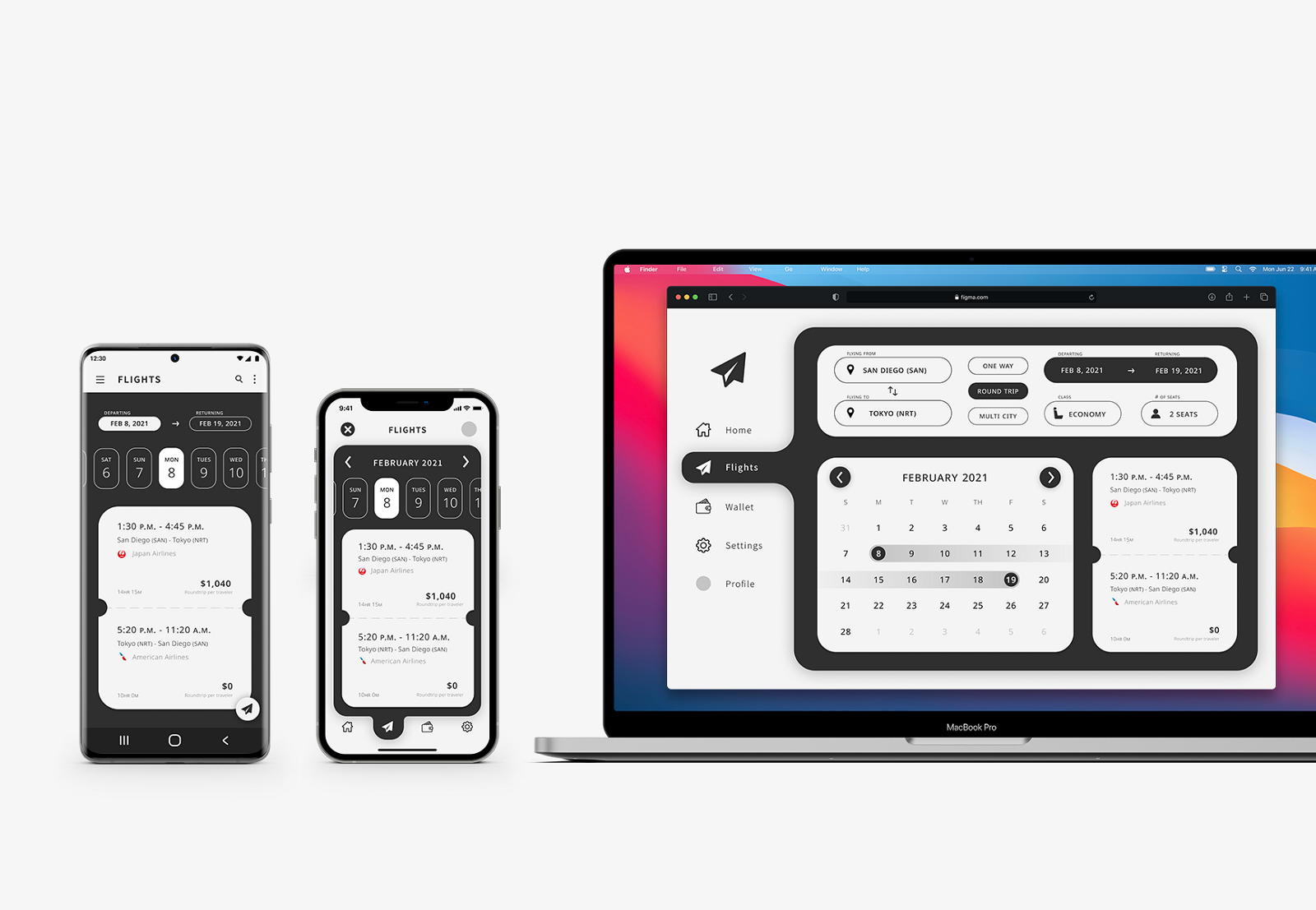 Student UI Design - Chitra's work