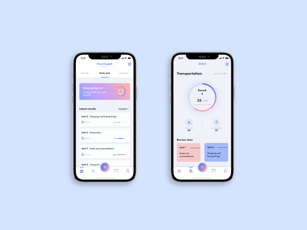 Student UI Design - Chitra's work