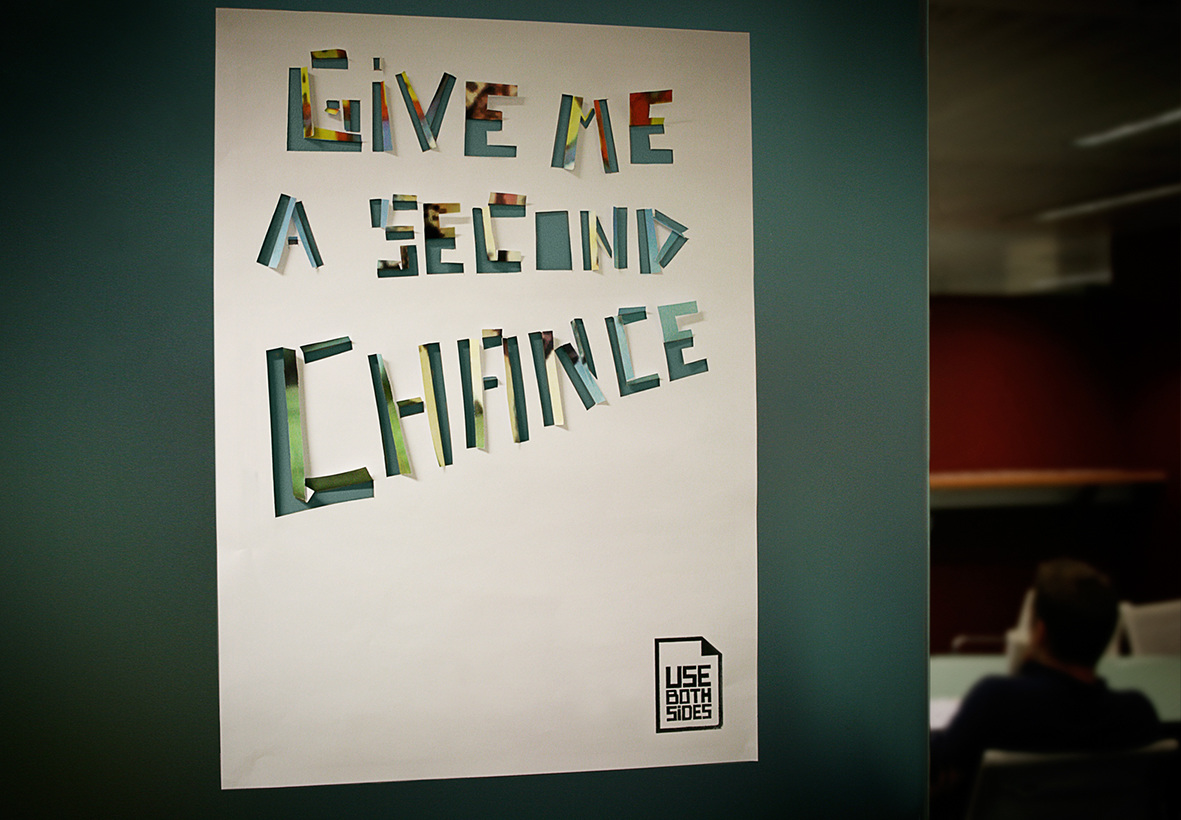 Paper Recycling - Use Both Sides (Creative + Designer) - christiano neves