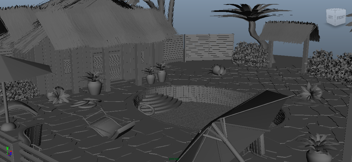 3D Outdoor Scene - JPetarra