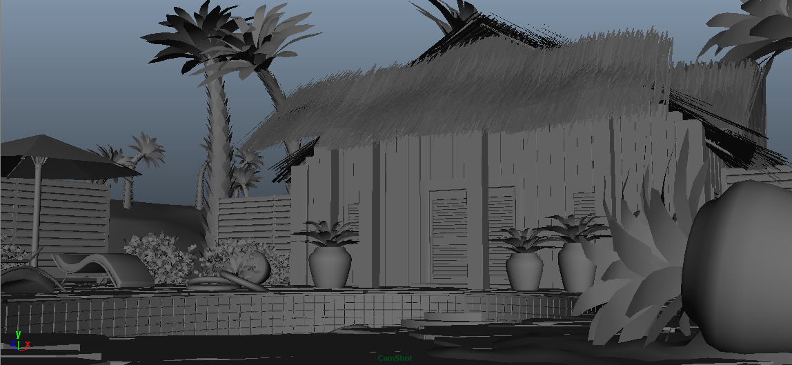 3D Outdoor Scene - JPetarra