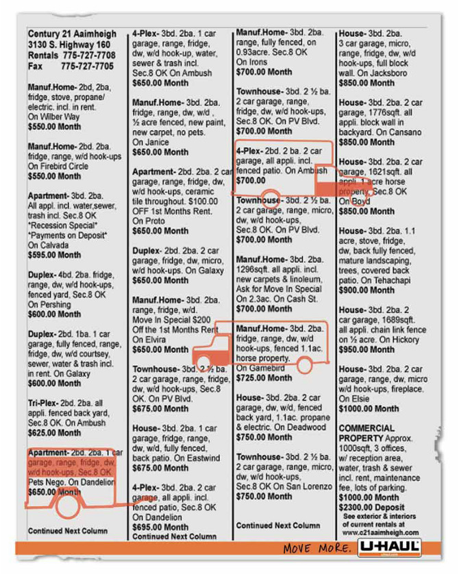 U-Haul: Move More - Dave Fox Copywriter