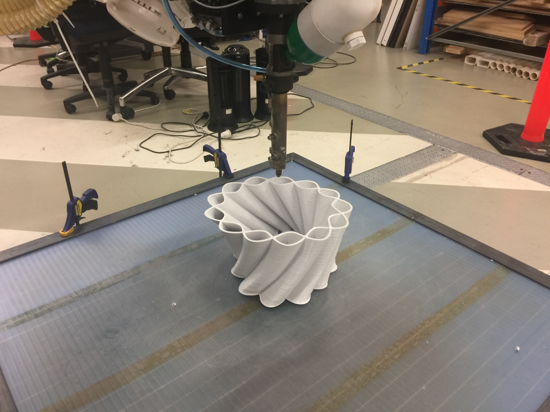 Large Scale Hyperbolic 3D Printing - BENNETT3D