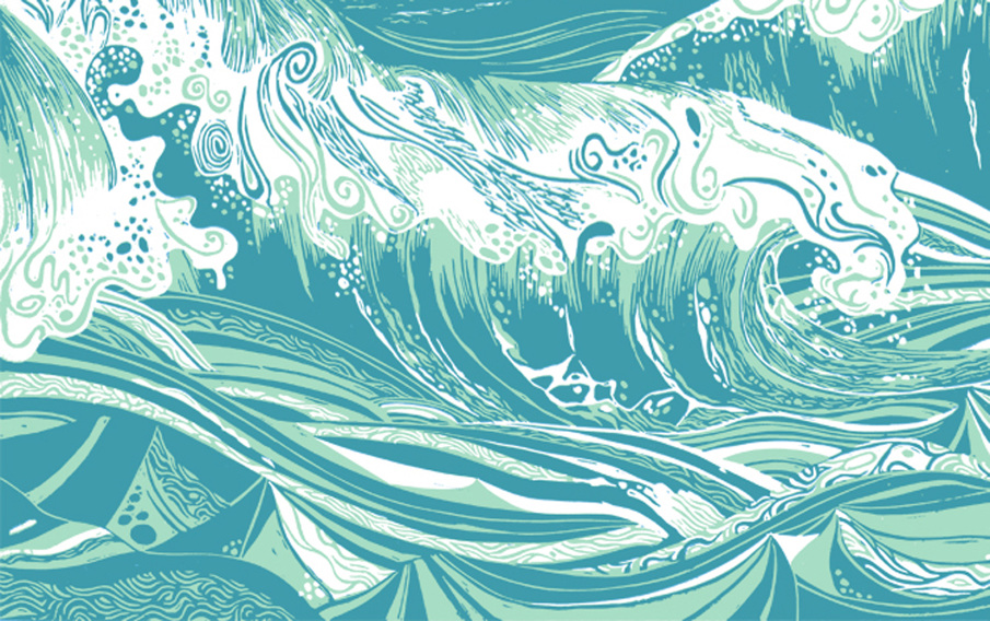 Sea Fever - Caroline Halliwell Illustration
