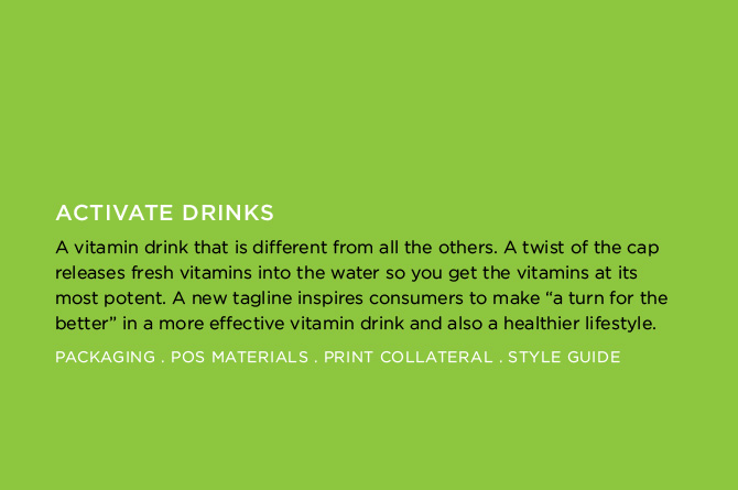 Activate Drinks - konoble