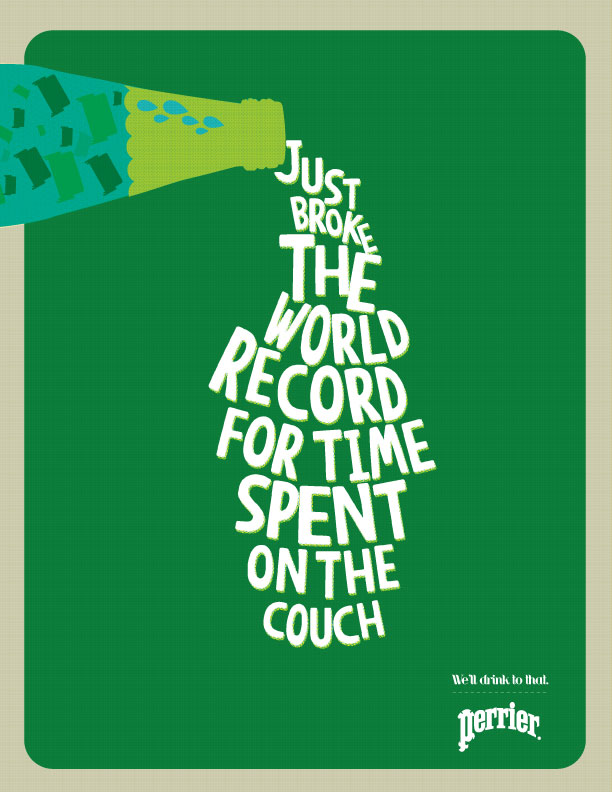 Perrier We'll Drink To That - Sam Crews Writes Ads