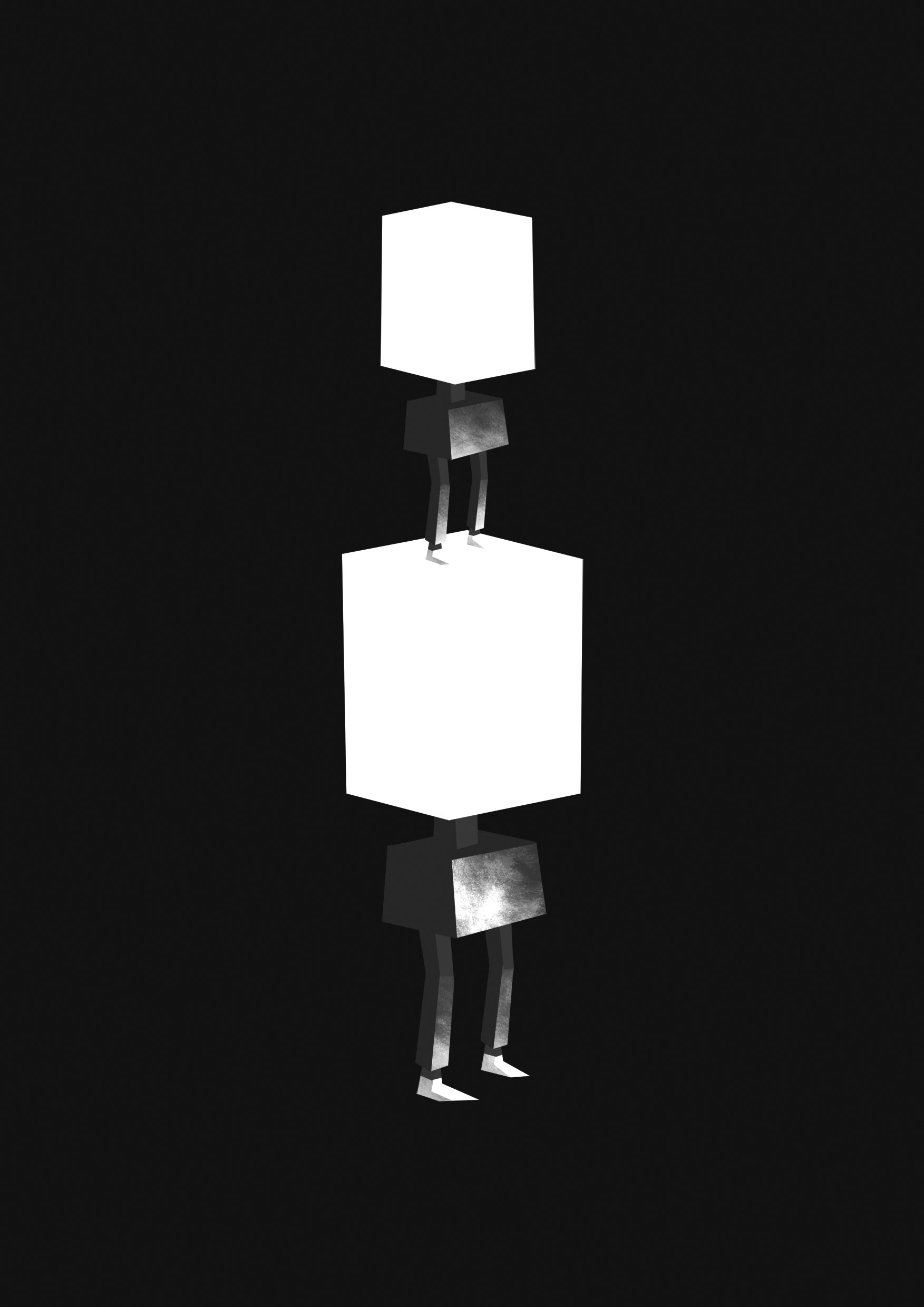 Triangle Head Man - benjaminography