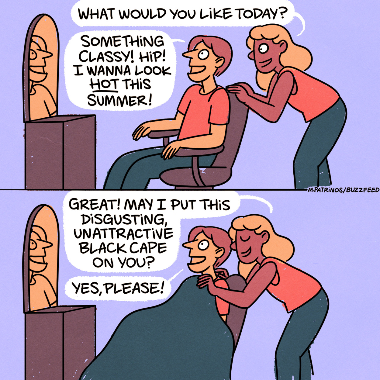 Haircut Comics - Maritsa Patrinos | Illustration