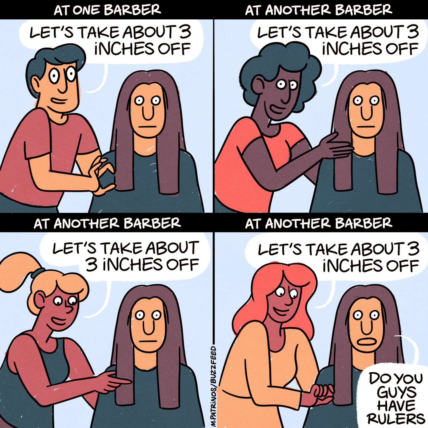 Haircut Comics - Maritsa Patrinos | Illustration