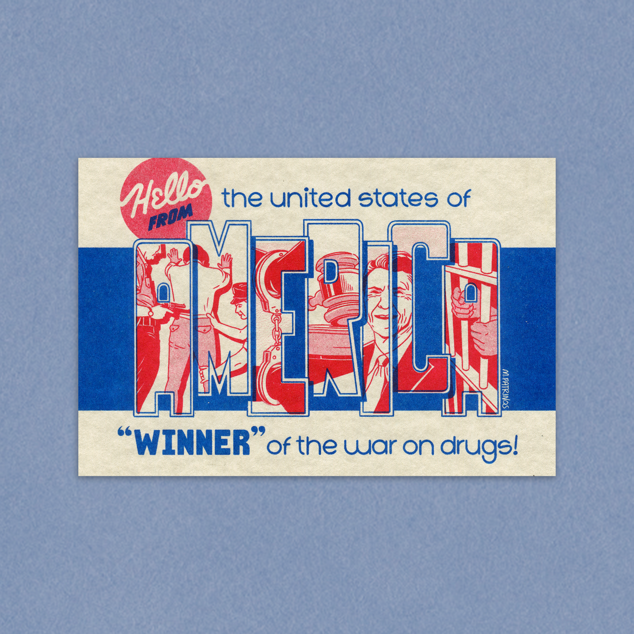 "Greetings From America" Postcards - Maritsa Patrinos | Illustration