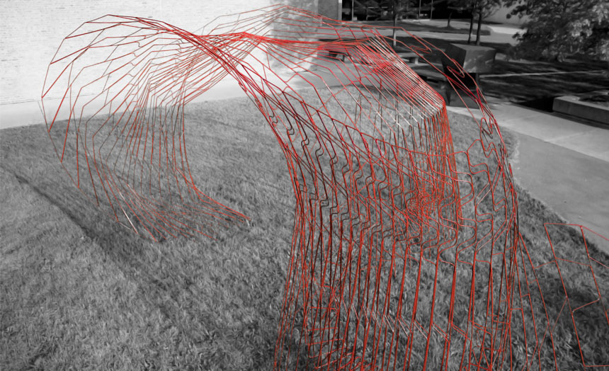 Wave Pavillion - Fabrications Robotics Network