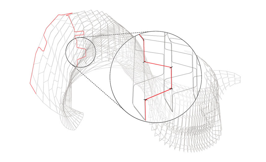 Wave Pavillion - Fabrications Robotics Network