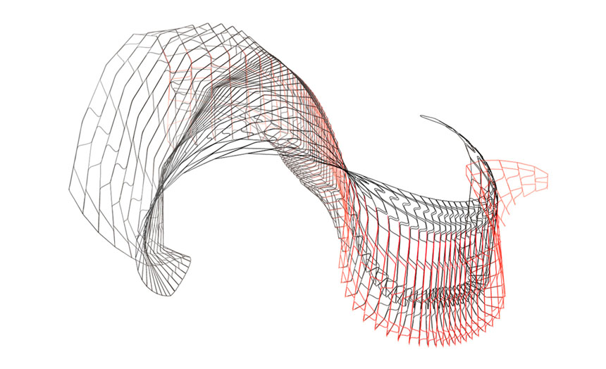 Wave Pavillion - Fabrications Robotics Network