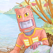 Ancient Eskimo Astronaut - david birkey