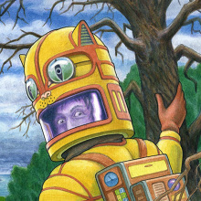 Ancient Eskimo Astronaut - david birkey