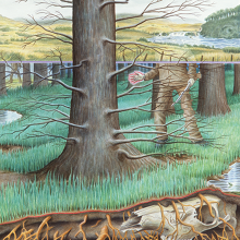 Ancient Eskimo Astronaut - david birkey