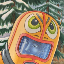 Ancient Eskimo Astronaut - david birkey