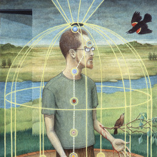 Ancient Eskimo Astronaut - david birkey