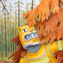 Ancient Eskimo Astronaut - david birkey