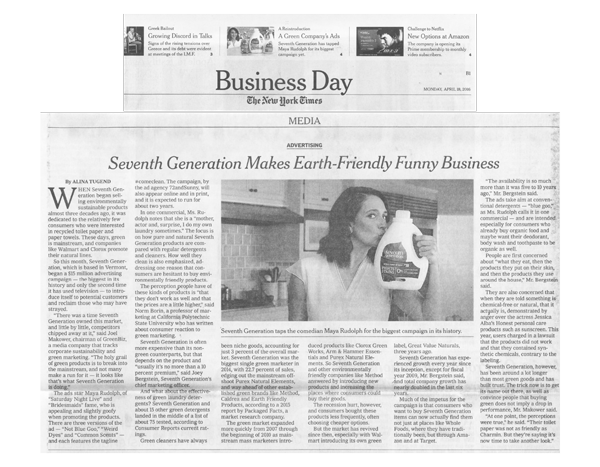 Seventh Generation - Come Clean - Matt Vitou
